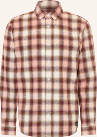 Nowadays Nowadays Flanellhemd Comfort Fit rosa