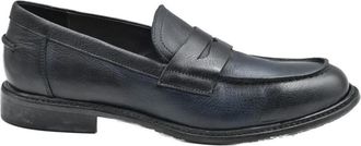 Ernesto Dolani Loafer - Blue Leather Low Shoes - Gr. 42 (EU) - in Blau - für Damen