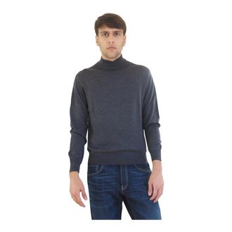 Barba Maglia Collo a Lupetto - - Knitwear - Herren - Grau - L