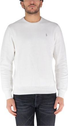 Polo Ralph Lauren Homme, Pulls, Blanc, Taille: L Maglione Classic