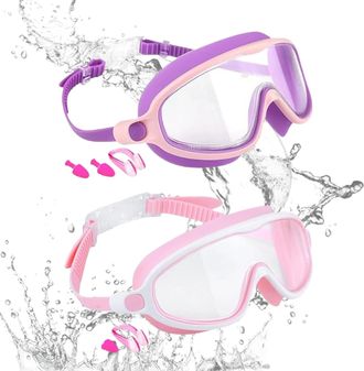 Generic Schwimmbrille | Weitsichtigkeit UV-Schutz Junior - Anti-Beschlag-Schutz, wasserdicht, f&uuml;r, Pool, Tauchen, Apnoe, M&auml;dchen