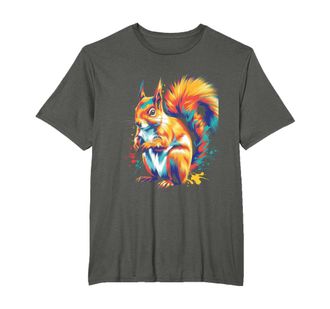 Wald Baumh&ouml;rnchen Grauh&ouml;rnchen Eichh&ouml;rnchen Natur Tier T-Shirt