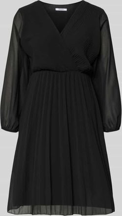 Zabaione Regular Fit Kleid aus Viskose-Mix mit V-Ausschnitt