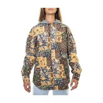 HUF Hooded Winter Jacket - - Jackets - Damen - Mehrfarbig - S