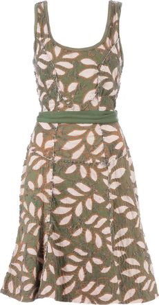 Project Alabama Kleid mit Schnürung - Grün