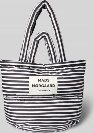 Mads Norgaard Handtasche mit Steppn&auml;hten und Label-Detail