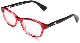 Kate Spade New York Kate Spade Emmi 130/15 PINK BLACK Eyewear Unisex Baby Acetate, Standard, 46