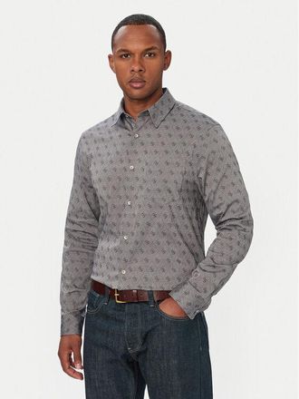 Guess Hemd M6GH18 W1713 Grau Regular Fit