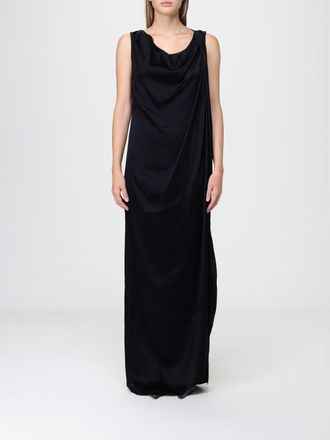 Maison Margiela Drapierte Off-Shoulder-Minitunika mit Seitenschlitz