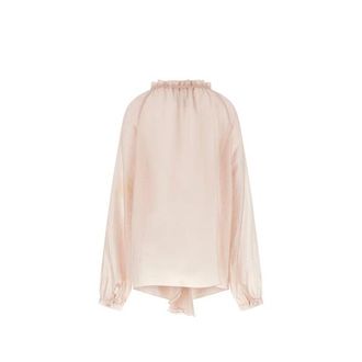Guess Chemise &agrave; volants en coton m&eacute;lang&eacute;