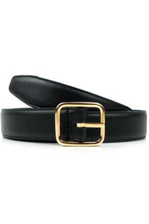 Will&rsquo;s Vegan Store Damen vegan G&uuml;rtel Geometrisch 3 Cm Schwarz