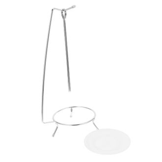 NUOBESTY Edelstahl BBQ Spie&szlig;halter mit Starken Nadeln Kompakter Grill h&auml;ngest&auml;nder f&uuml;r Fleischspie&szlig;e Platzsparend und Stabil f&uuml;r Outdoor Grillen Camping und Pi