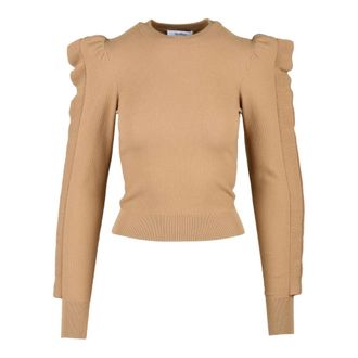 Max Mara Damen, Strickwaren, Braun, SGr&ouml;&szlig;e