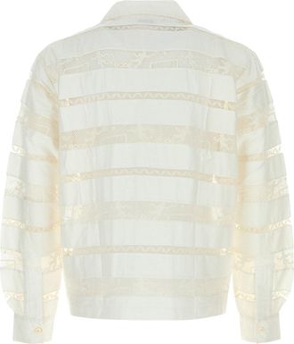 Bode Cream Cotton Camicie Shirt