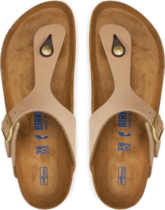 Birkenstock Zehentrenner Birkenstock Gizeh 1019014 Beige