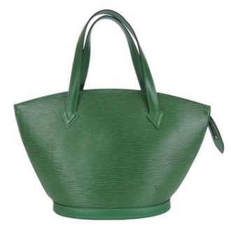 Louis Vuitton Pre-owned Cuir sacs-louis-vuitton - Femme - Pre-owned - Vert - Taille: ONE Size