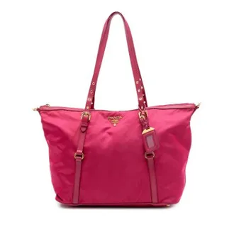 Prada Pre-owned Vintage Nylon Satchel - Femme - Pre-owned - Rose - Taille: ONE Size