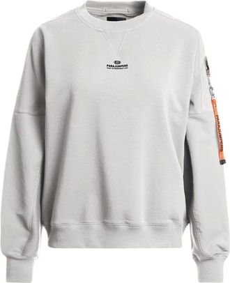Parajumpers Femme, Sweatshirts et sweats &agrave; capuche, Gris, Taille: 42 FR New Lety Crewneck Sweat