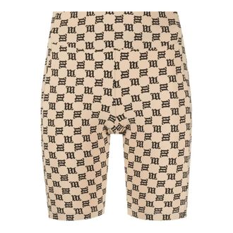 Misbhv Misbhv, Femme, Sport, Multicolore, Taille: 36 FR Monogram Biker Shorts