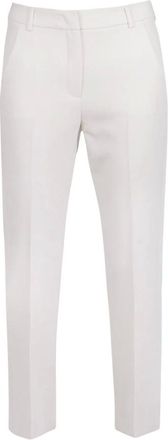 Max Mara Femme, Pantalons, Blanc, Taille: 46 FR Drana Cigarette Pantalons