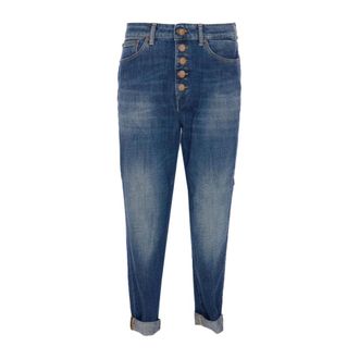 Dondup Blaue Jeans mit Knopfleiste - - Jeans - Damen - Blau - W25