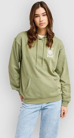 Roxy Surf Stoked Terry Vint Hoodie oil green