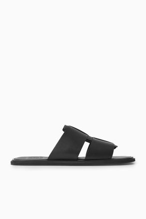 COS Gewebte Sandalen Mit Lederriemen