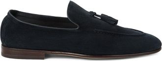 Brunello Cucinelli tassel-detail suede loafers - Blau
