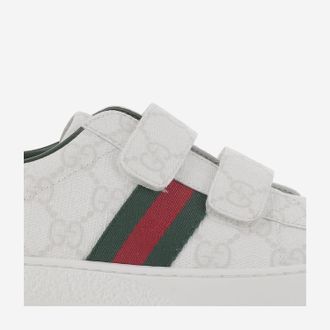 Gucci Boys Sneakers Ace Leather White Trainers