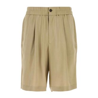 Giorgio Armani Homme, Shorts, Beige, Taille: XL Twill Bermuda Shorts
