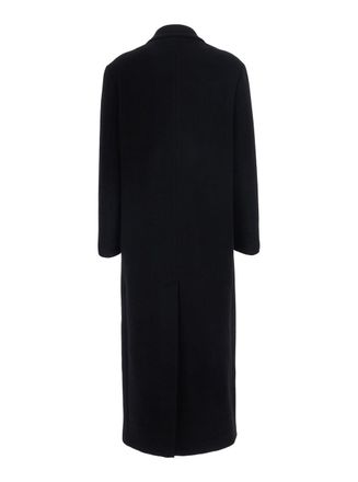 Pinko Womens Wool Coat Black