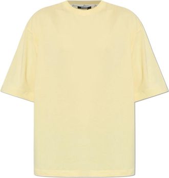 Jacquemus Homme, Tops, Jaune, Taille: XL Rond Carre T-shirt