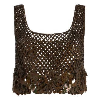 Alberta Ferretti Damen, Oberteile, Braun, MGr&ouml;&szlig;e