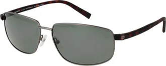 Timberland Graue Metall-Sonnenbrille