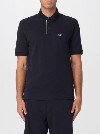 A|X Armani Exchange Polo Homme couleur Bleu Marine