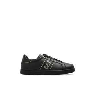 Emporio Armani Emporio Armani Ea7, Homme, Chaussures, Noir, Taille: 43 1/2 EU Baskets Noires Discr&egrave;tes