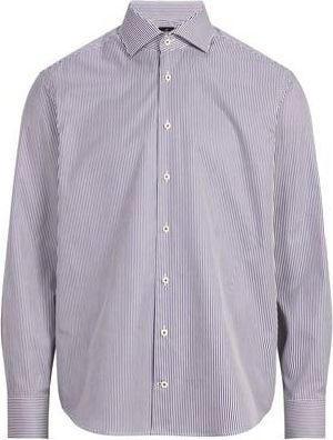van Laack Chemise ray&eacute;e en coton