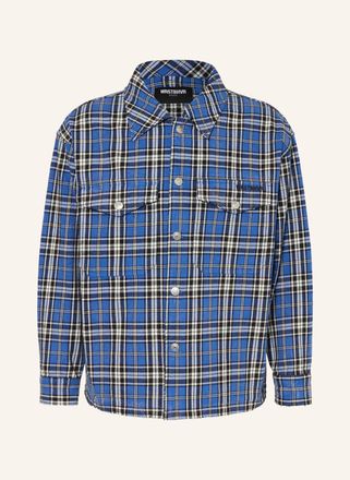 Worst Behavior Wrstbhvr Hemd Caius Comfort Fit blau