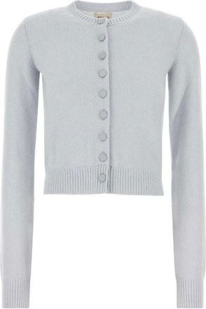 Khaite Femme, Pulls, Bleu, Taille: 40 FR Everheart Cardigan