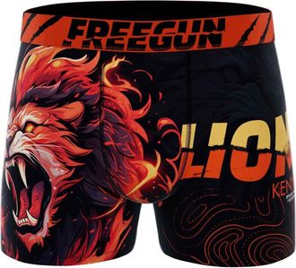 Freegun Herren-Boxershorts, Mikrofaser, L&ouml;we, A90, L