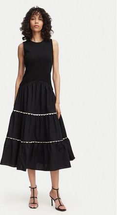 French Connection Kleid f&uuml;r den Alltag Kaylie Jia 719X1 Schwarz Regular Fit