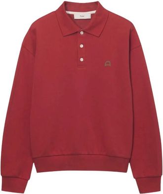 Dunst Logo-embroidered Polo Sweater
