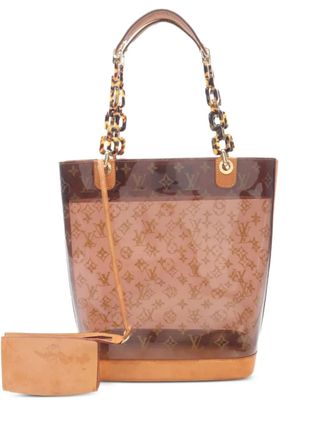 Louis Vuitton 2002 Hippopotamus MM Tote Bag - Braun