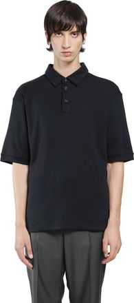 Giorgio Armani Pure Cashmere Interlock Polo Shirt