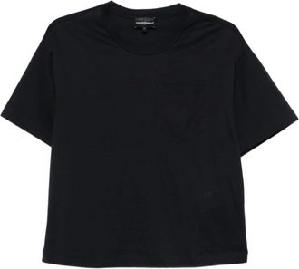Emporio Armani Femme, Tops, Bleu, Taille: 36 FR Emporio Armani Capsule T-shirts et Polos Bleu