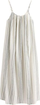 Next Strandkleid Weites Maxikleid aus 100 % Baumwolle (1-tlg)