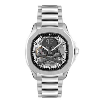 Philipp Plein Homme, Accessoires, Gris, Taille: ONE Size Skeleton Spectre 42mm