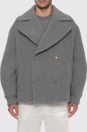 Moschino Zweireihiger Cabanmantel aus Wollmischung von mit Revers