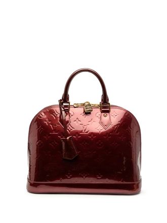 Louis Vuitton sac &agrave; main Monogram Vernis Alma PM pre-owned (2013) - Rouge