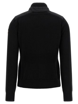 Moncler Padded Cardigan - Black